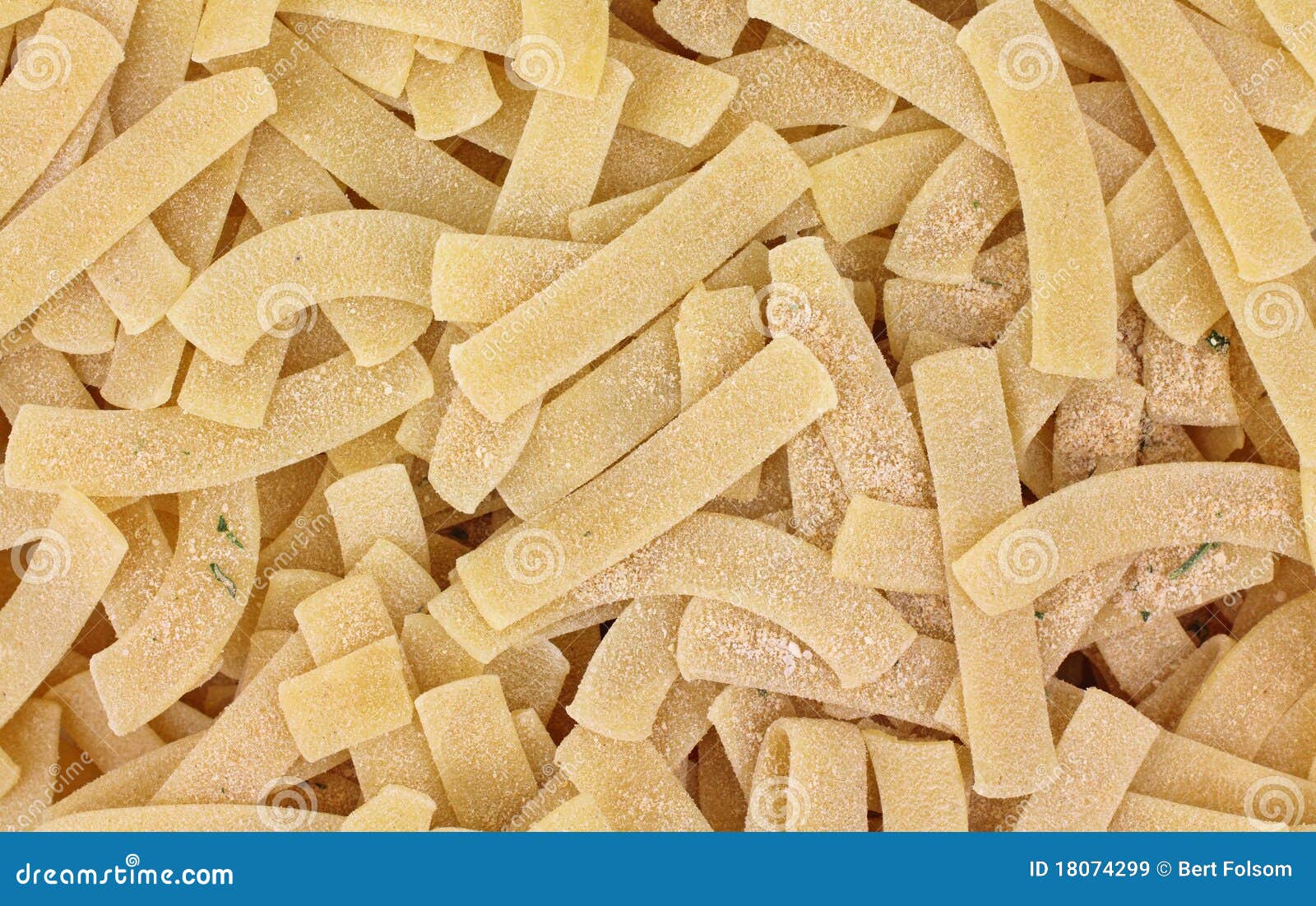 Flat pasta with seasonings stock image. Image of wheat - 18074299