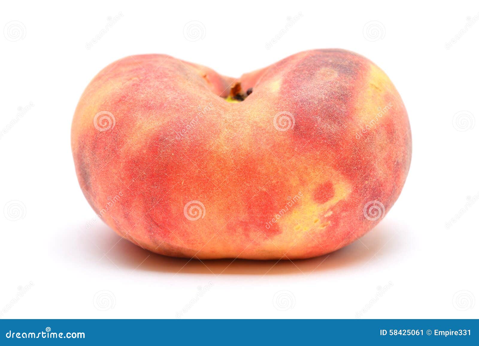 Flat peach stock image. Image of background, food, flat - 58425061