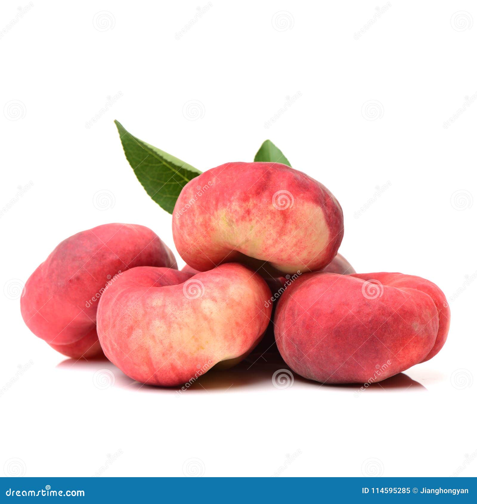 Flat peach stock image. Image of saturn, saucer, donut - 114595285