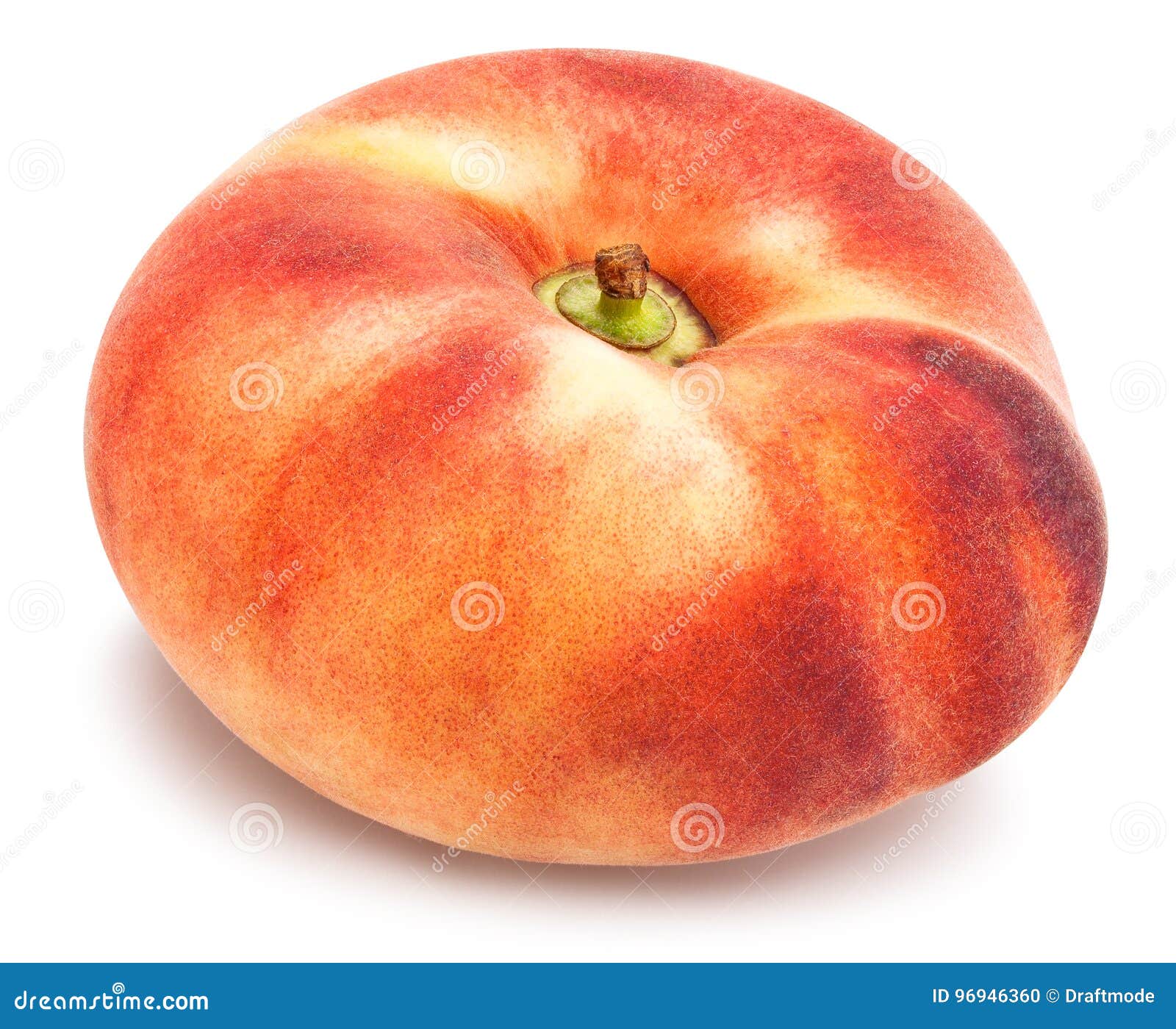 Flat peach stock photo. Image of yellow, clipping, flat - 96946360