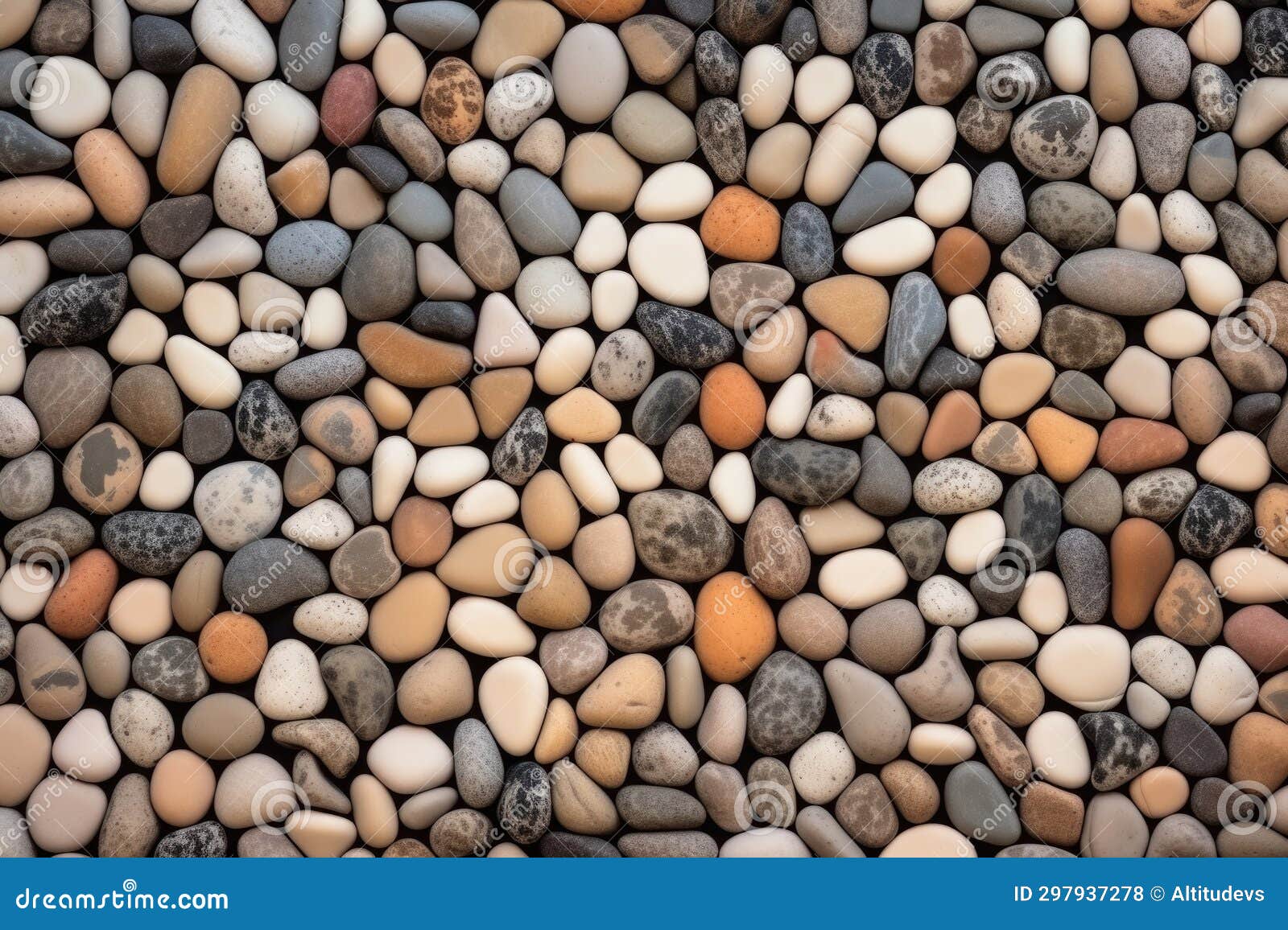 Flat Pebbles Stacked Carefully in a Pattern Stock Photo - Image of ...