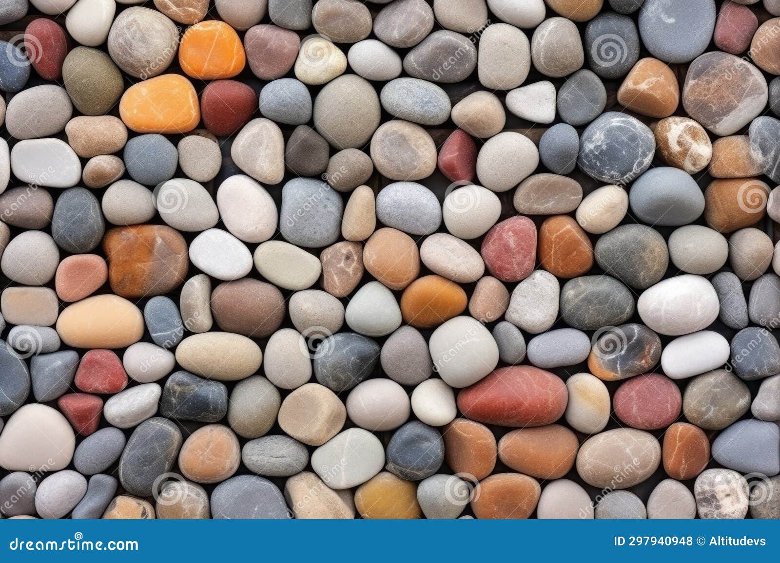 Flat Pebbles Stacked Carefully in a Pattern Stock Photo - Image of ...