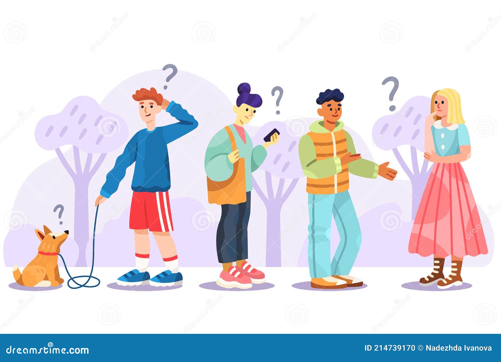 Flat People Asking Questions Set Vector Illustration. Stock Vector ... Flat People Asking Questions Set Vector Illustration. Stock Vector ...