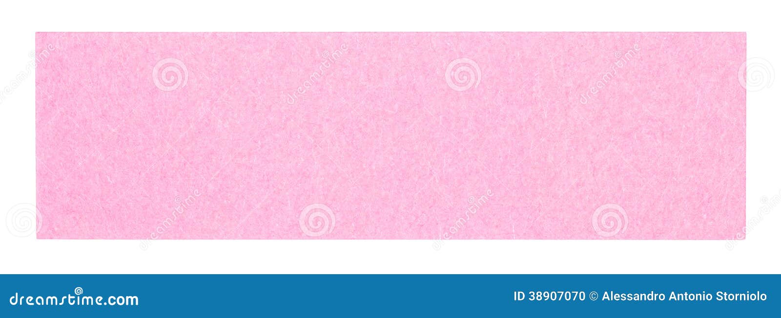 Flat Pink Rectangular Sticky Note Stock Photo - Image of empty ...