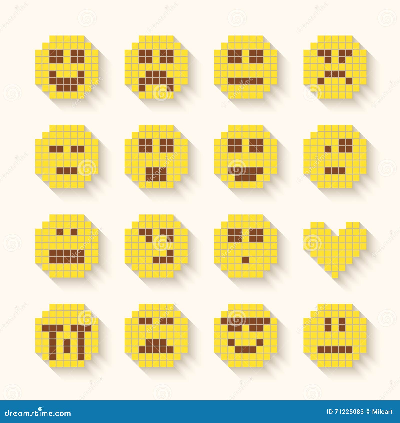 Pixel Shadow Font. Vector Alphabet | CartoonDealer.com #115357154