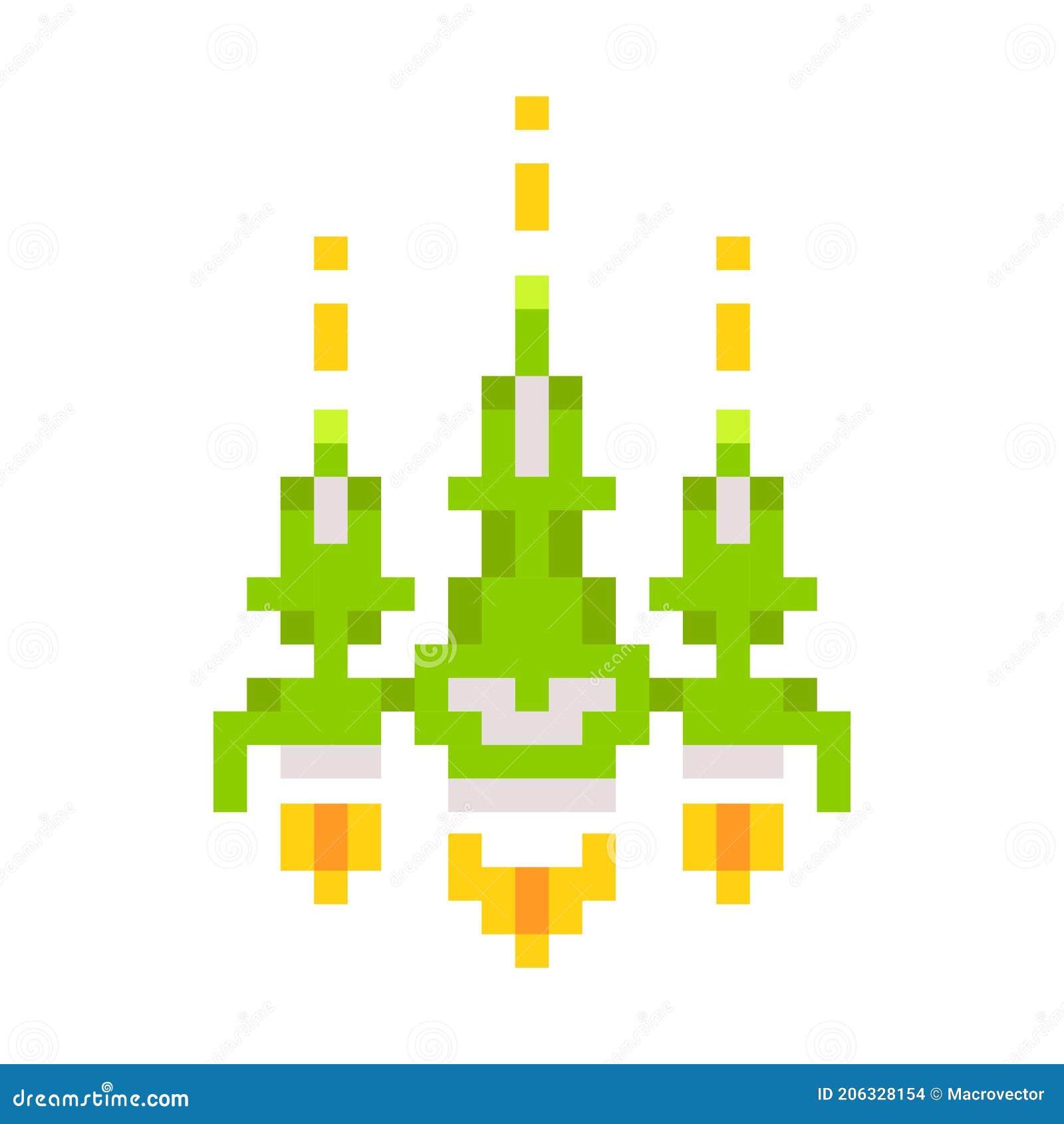 Pixel Art Spaceship Cockpit View Glowing Panels Night Sky Starry Space ...