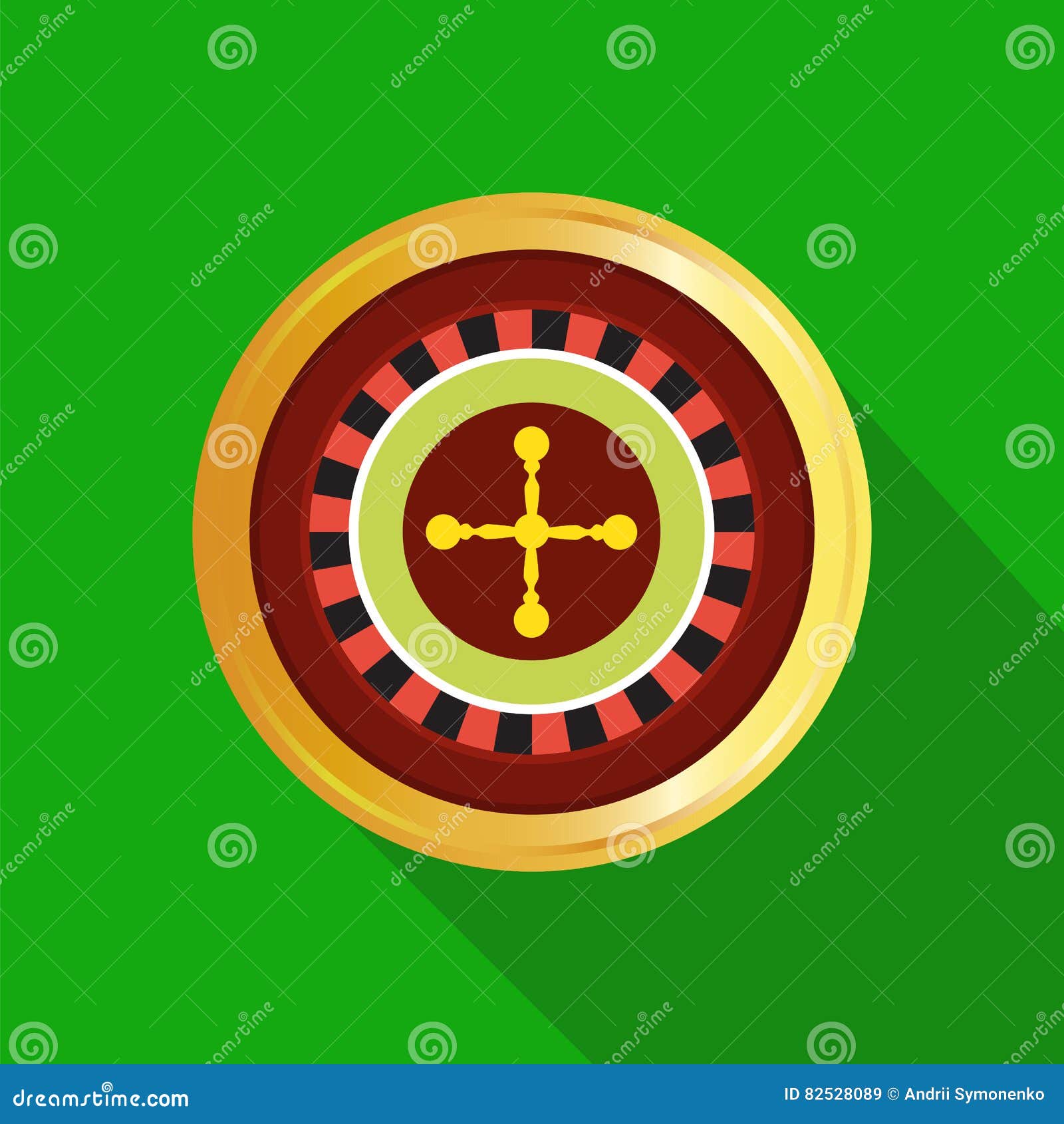 Flat poker table. stock vector. Illustration of poker - 82528089