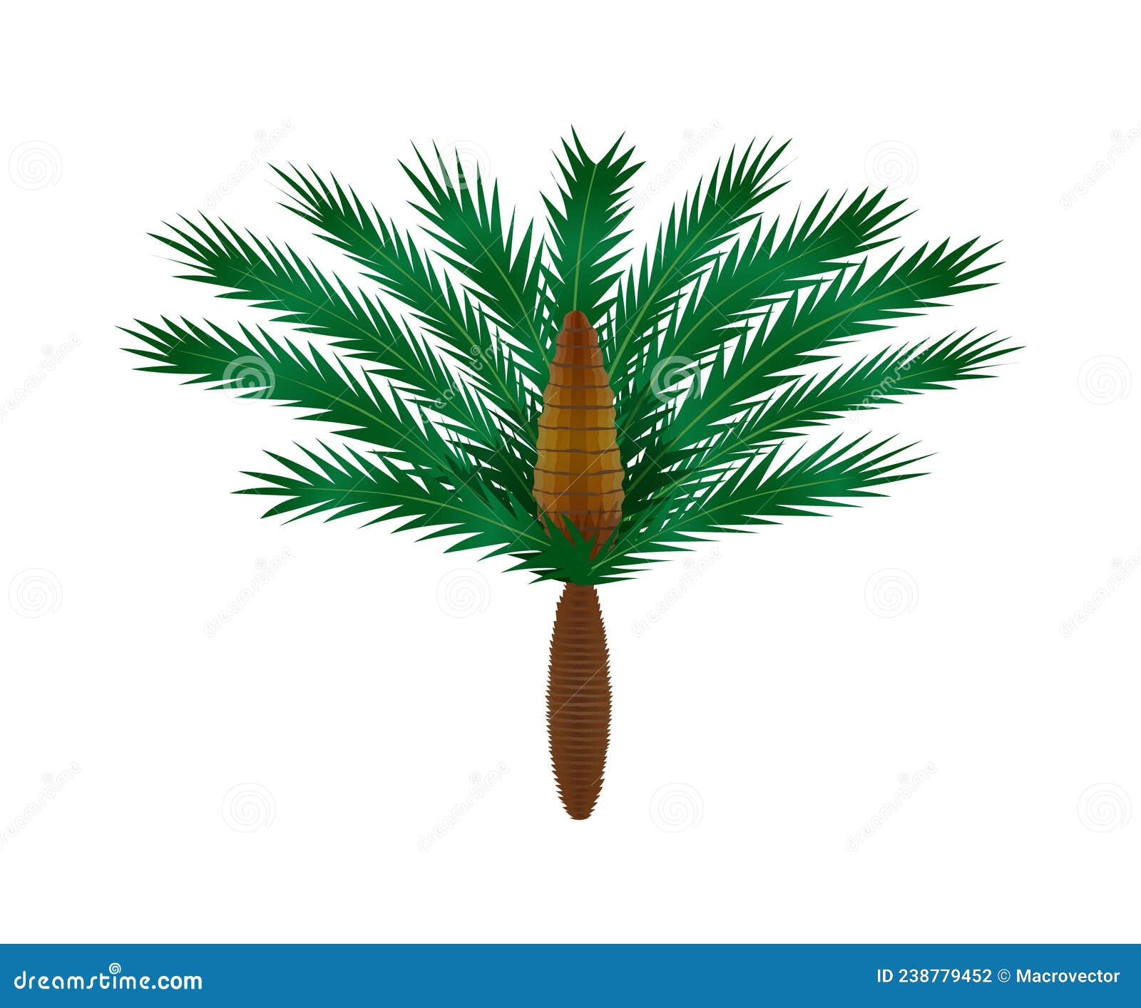 Prehistoric Plant Icon In Cartoon Style Isolated On White Background ...