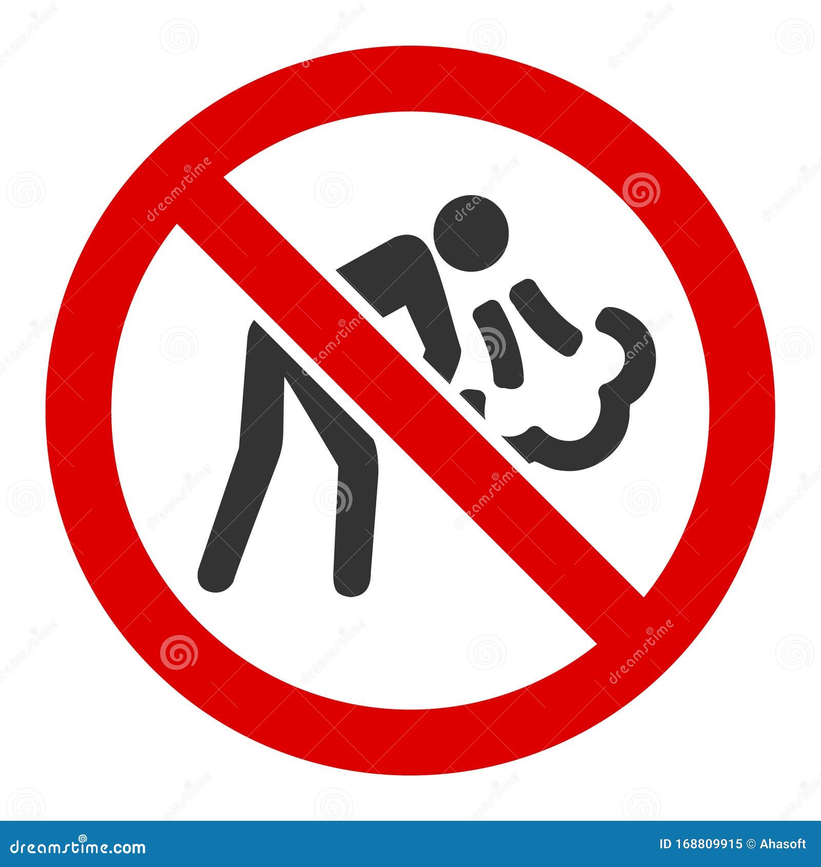 Raster Vomit Warning Triangle Sign Icon Stock Image | CartoonDealer.com ...