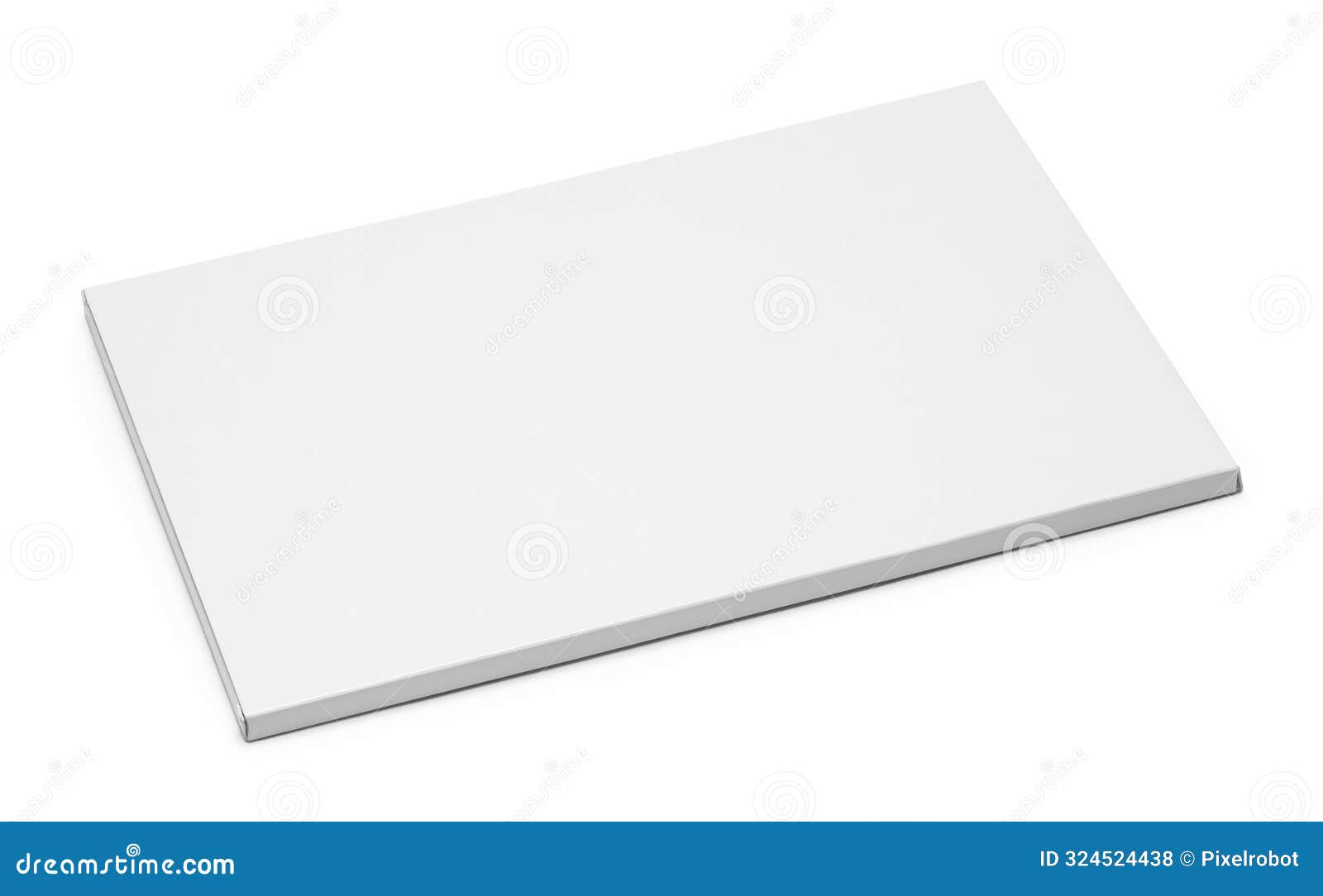 Flat Rectangle White Box stock photo. Image of rectangle - 324524438