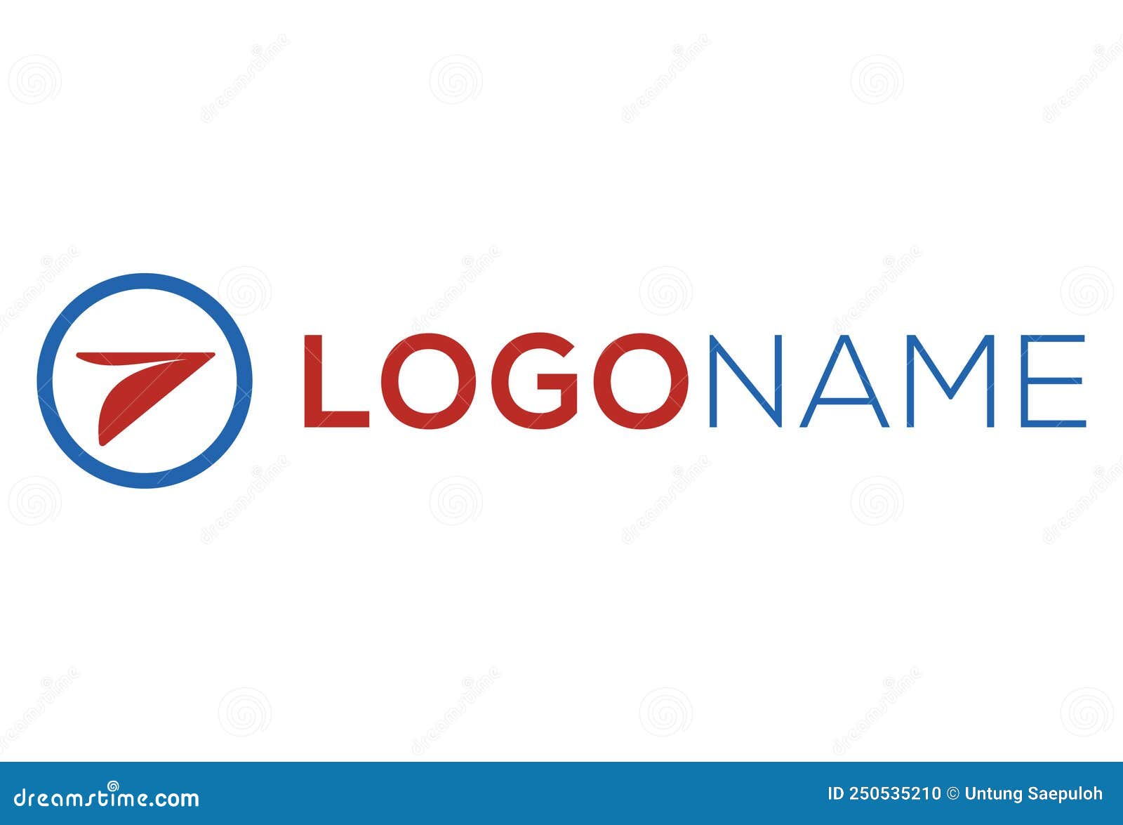 Red and Blue Abstract Paper Plane Logo Design Stock Vector ...