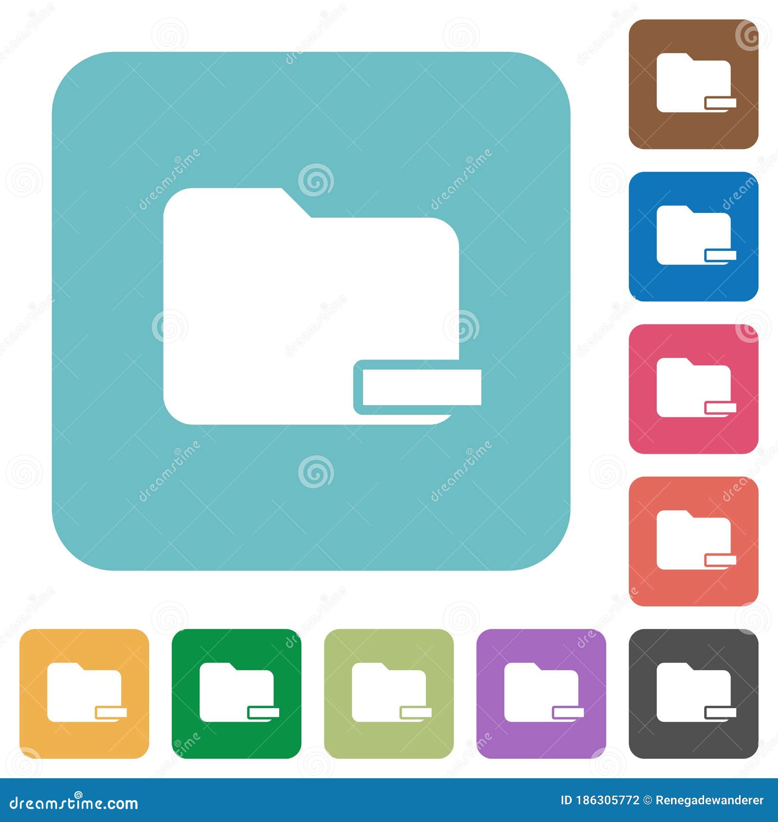 Remove Folder Icon Vector | CartoonDealer.com #108209328