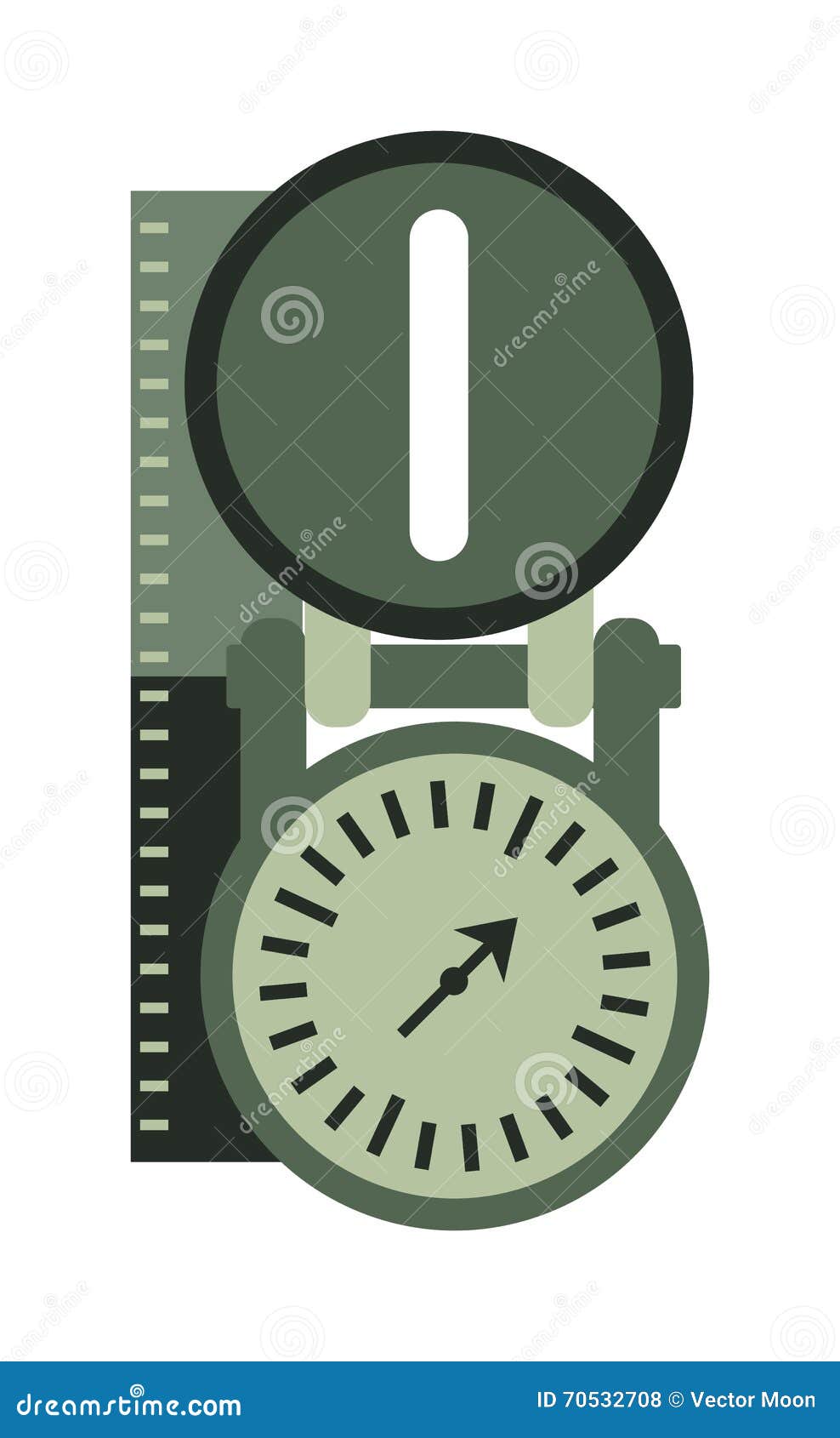 Danger Mines Sign. Vector Illustration Land Mines Icon Inside. Caution ...