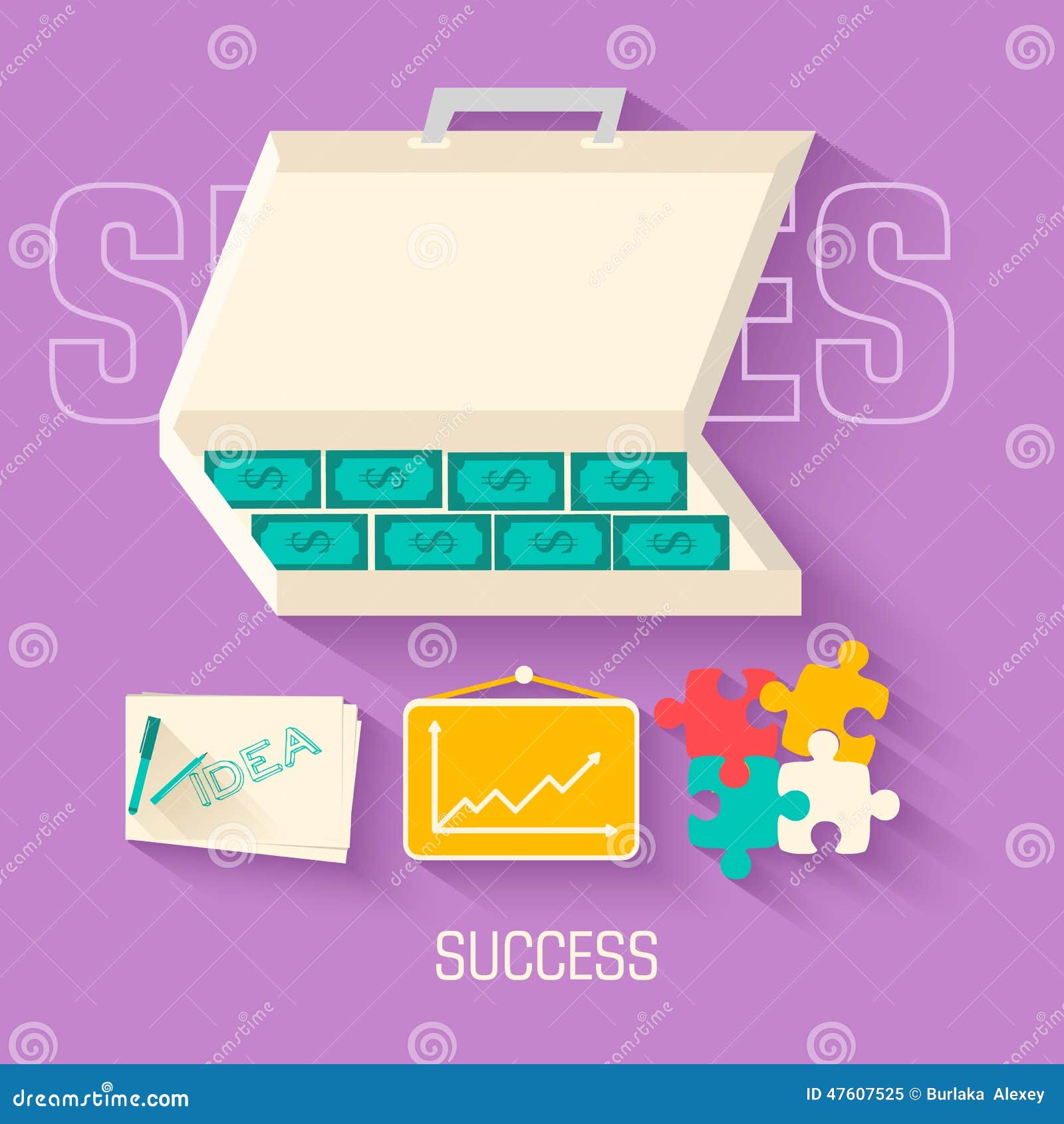 Flat Reservation Room Background Design Concept. Stock Vector ...