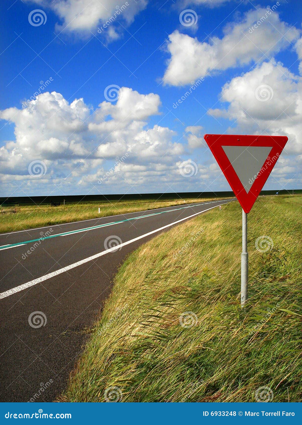 Flat road stock photo. Image of outdoor, land, line, freedom - 6933248