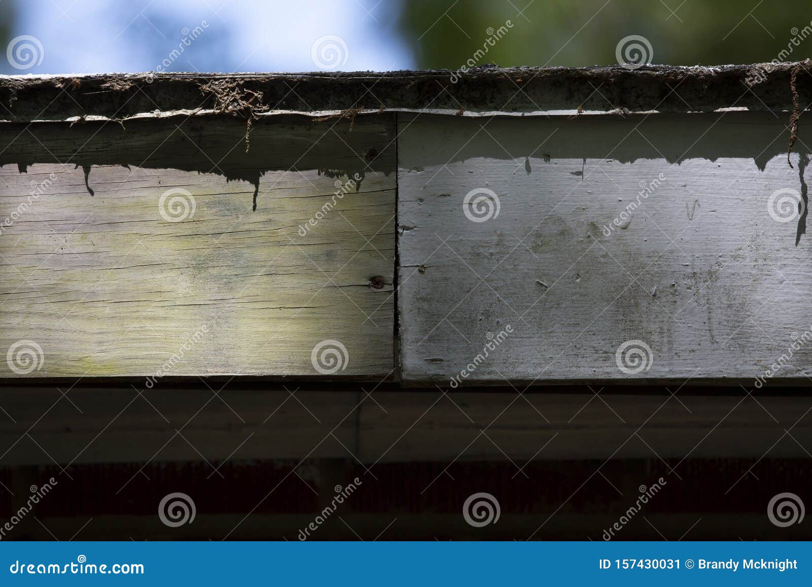 Flat Roof Facing Board stock image. Image of commerce - 157430031