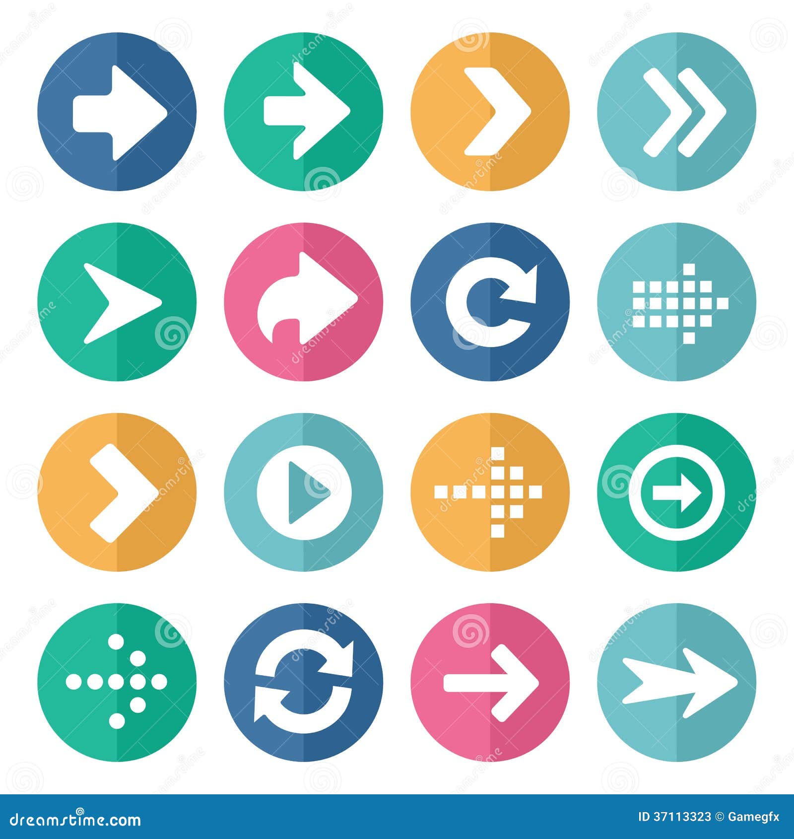 Red Round Arrow Royalty-Free Stock Photo | CartoonDealer.com #121076157