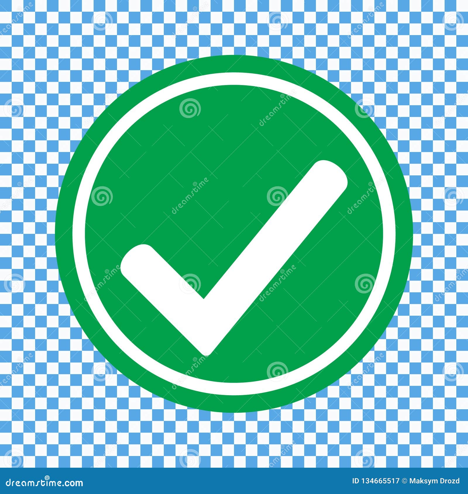 Flat Round Check Mark Green Icon, Button. Tick Symbol Isolated on ... Flat Round Check Mark Green Icon, Button. Tick Symbol Isolated on ...