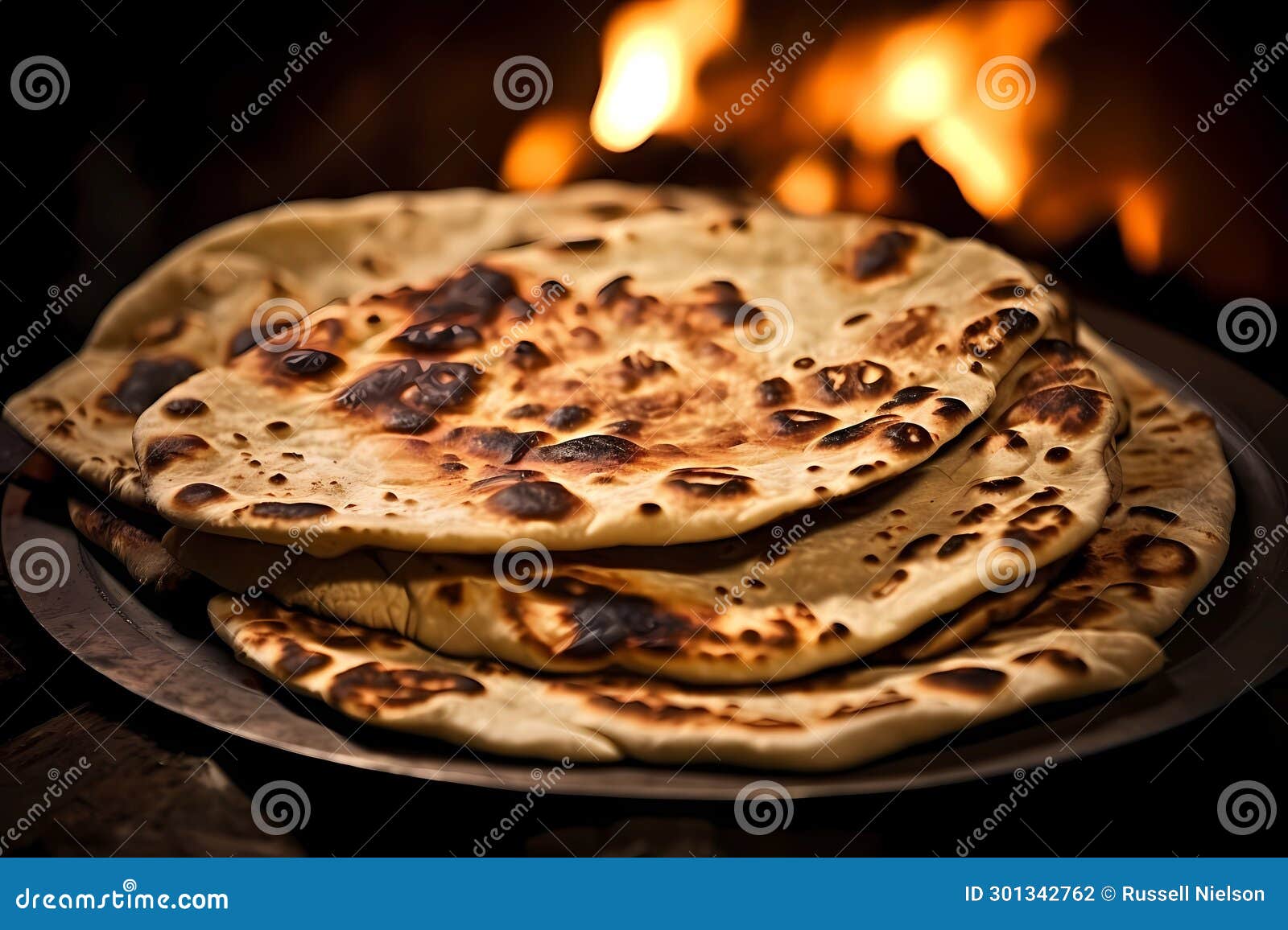 Saj (Middle East) stock illustration. Illustration of kitchen - 301342762