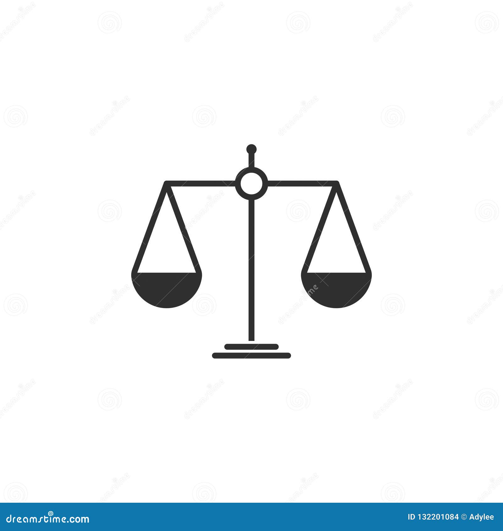 Flat Scale Vector Icon Isolated 7 Stock Photo - Illustration of weight ...