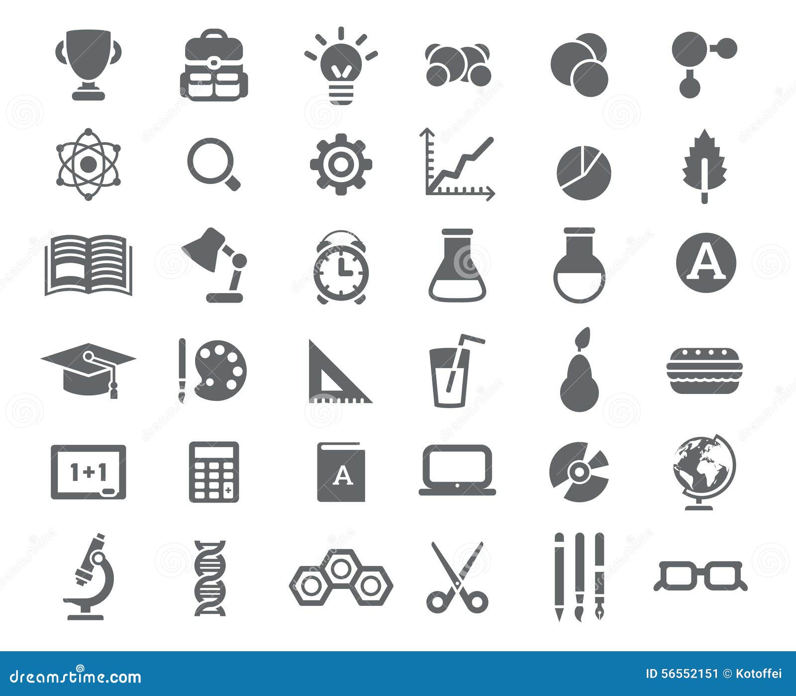 School Icons Set. Back To School Neon Sign. Open Close Bright Sign ...