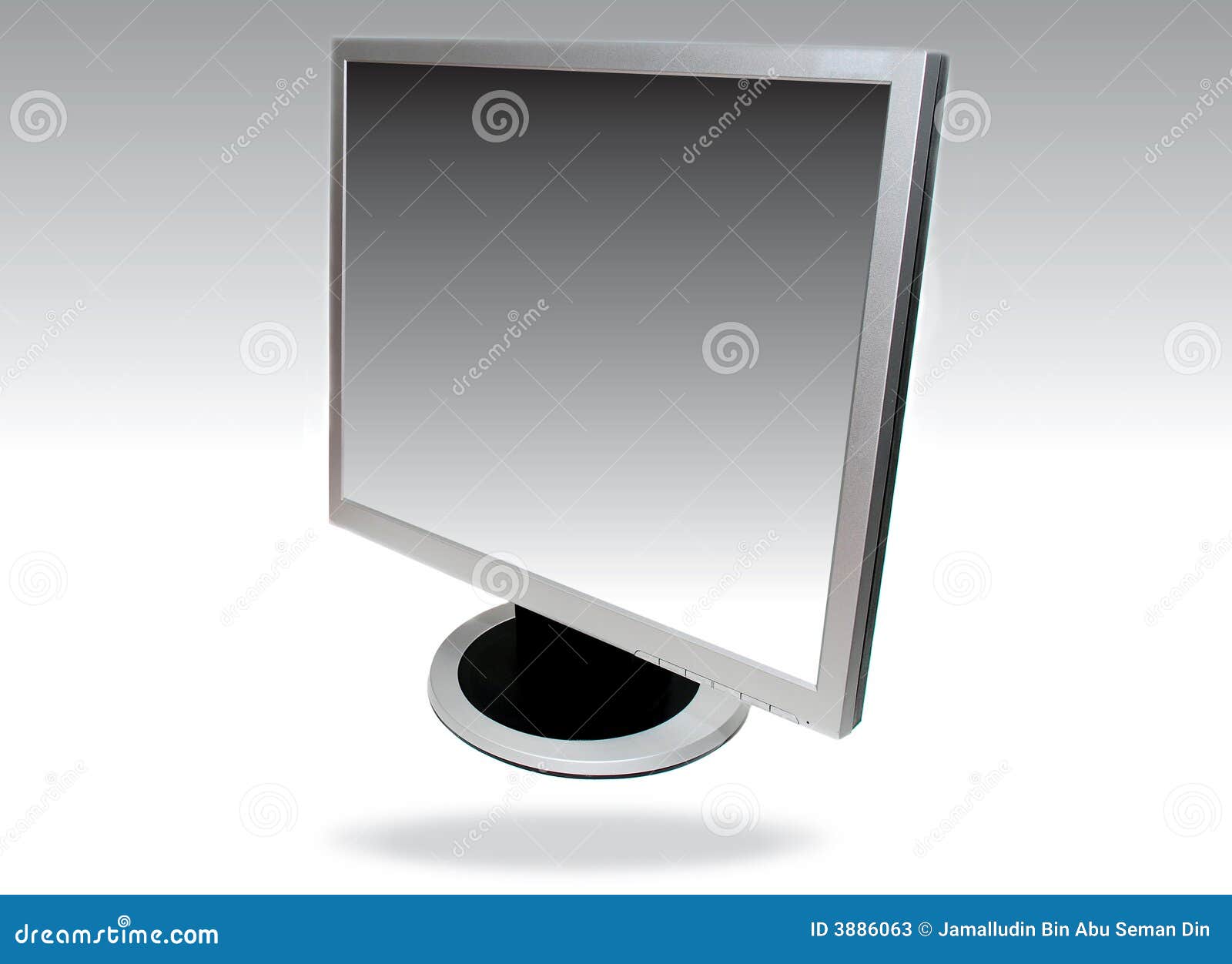 Flat screen computer stock image. Image of flat, electronics - 3886063