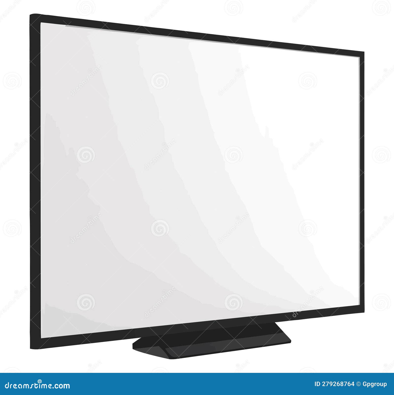 Flat screen design stock vector. Illustration of electricity - 279268764
