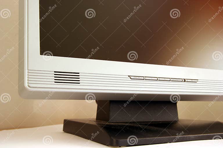 Flat Screen Monitor stock photo. Image of display, look - 1610854