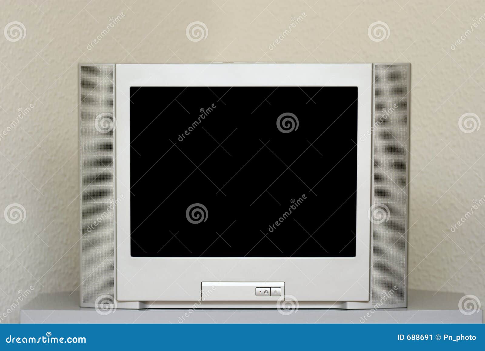 Flat Screen Stereo Television Stock Image - Image of view, herz: 688691