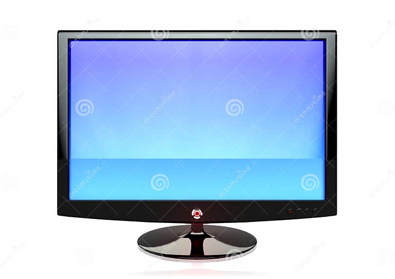 A flat screen TV stock image. Image of wide, buttons - 21064059