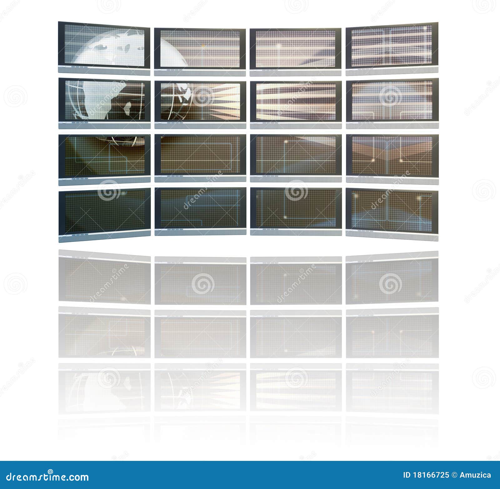 Flat Screen TV S Showing Image of Technology Stock Image - Image of ...