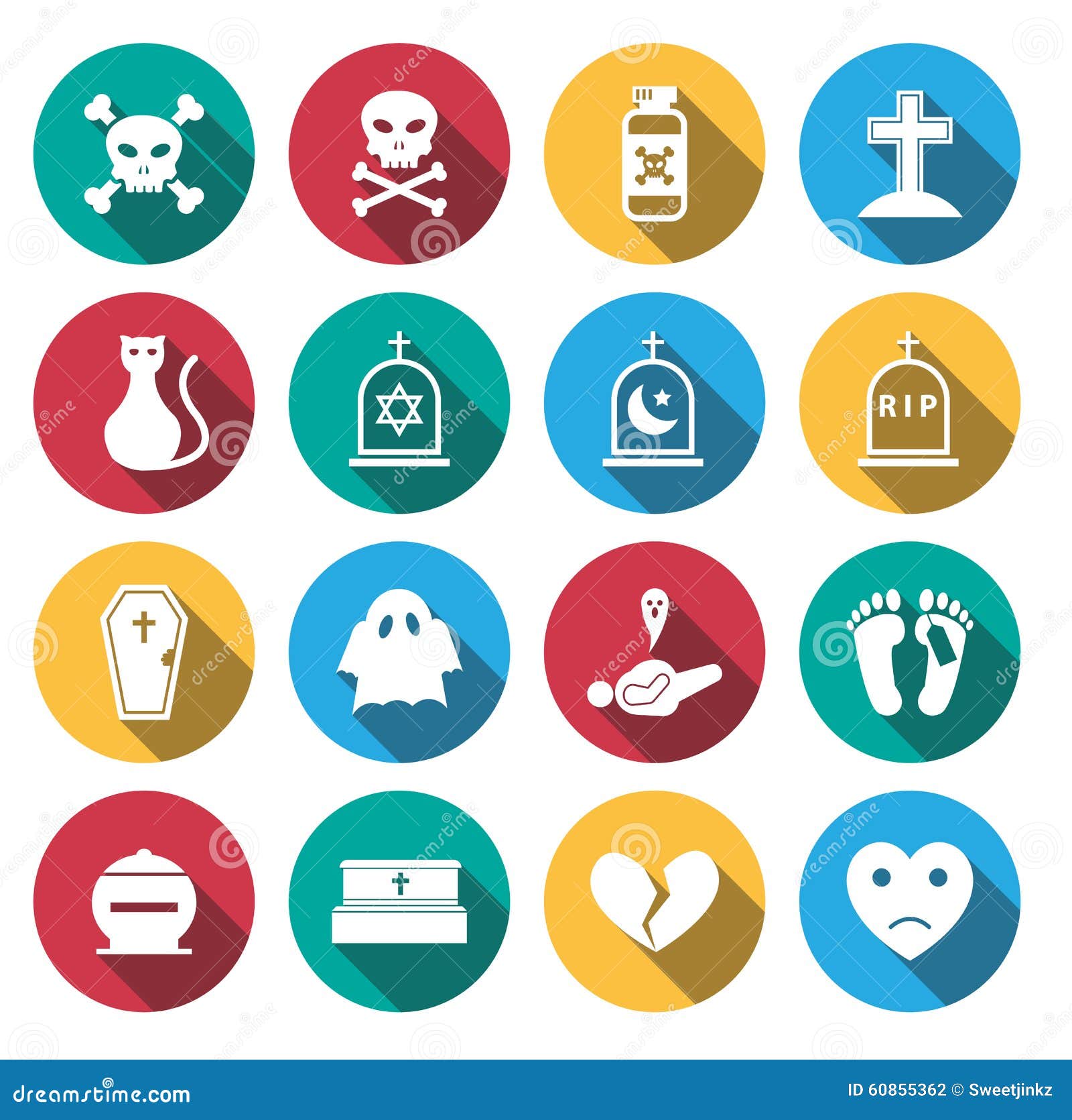 Dead Icon From Army Collection. Vector Illustration | CartoonDealer.com ...