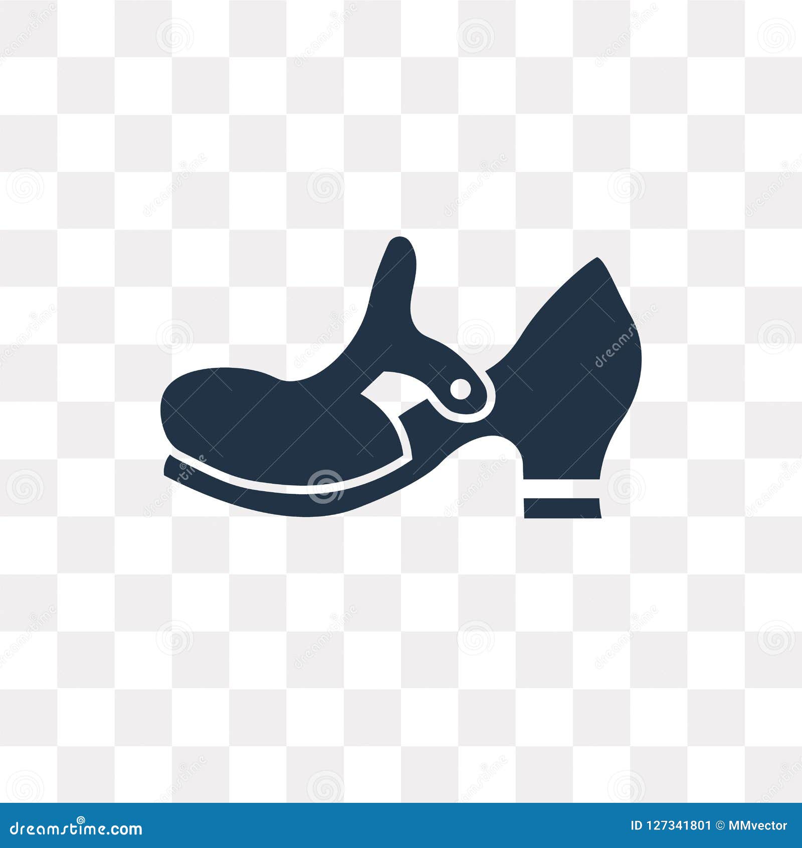 Flat Shoes Vector Icon Isolated on Transparent Background, Flat Stock ...