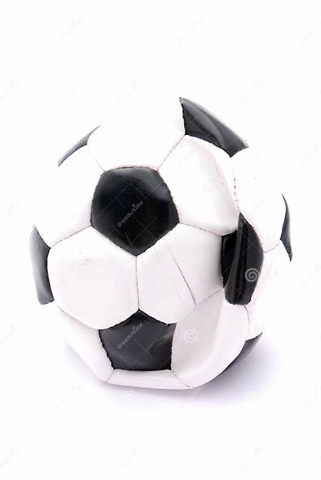 Flat soccer ball stock photo. Image of black, life, objects - 8216854