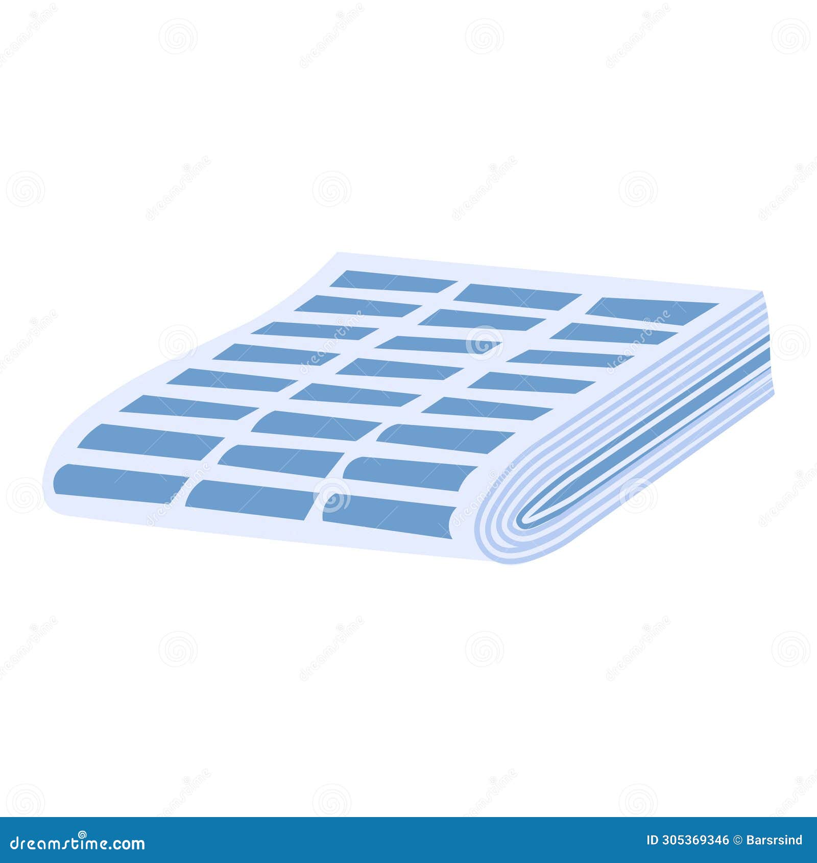 Flat Stack Stationery Paper International A4 Size Vector Image ...