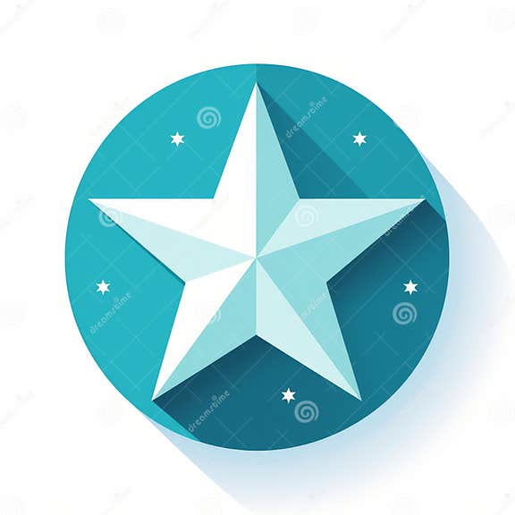 A Flat Star Icon on a White Background Stock Illustration - Illustration of sign, pattern: 293341397