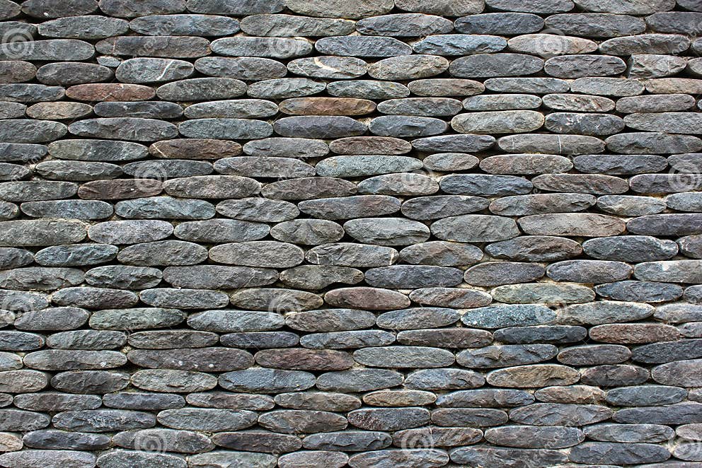 Flat stone slabs in a wall stock image. Image of architecture - 94309439