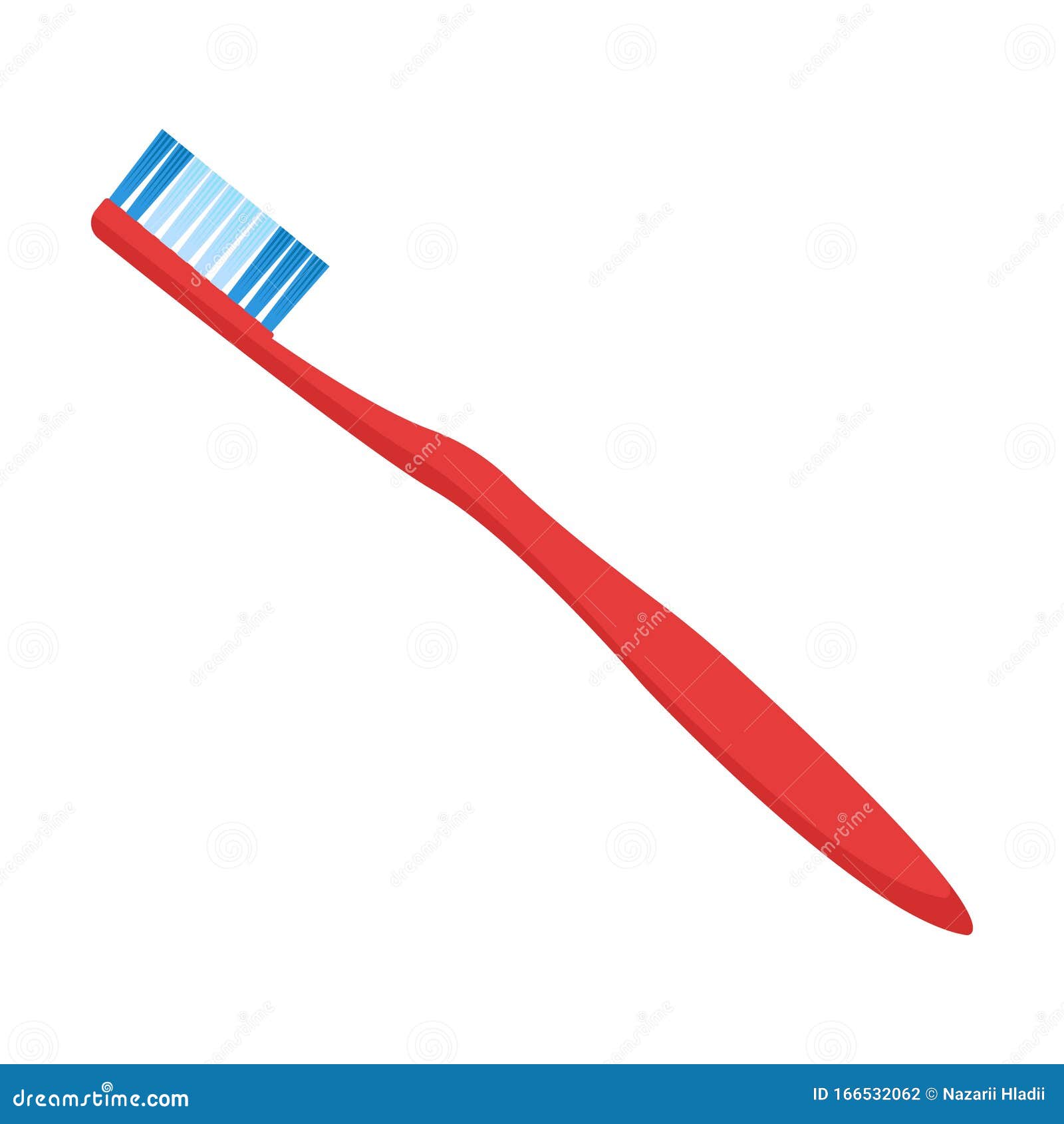 Flat Style Icon of Toothbrush. Vector Illustration. Isolated. Stock ...