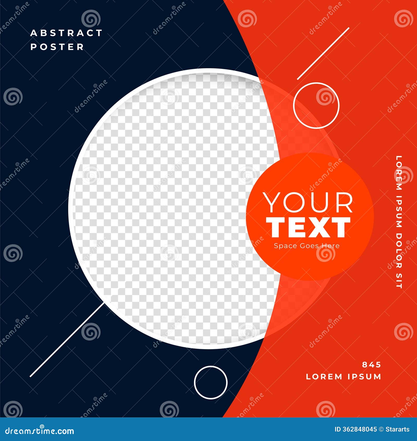 Flat Style Social Media Frame Background for Web Ads Promo Stock ...