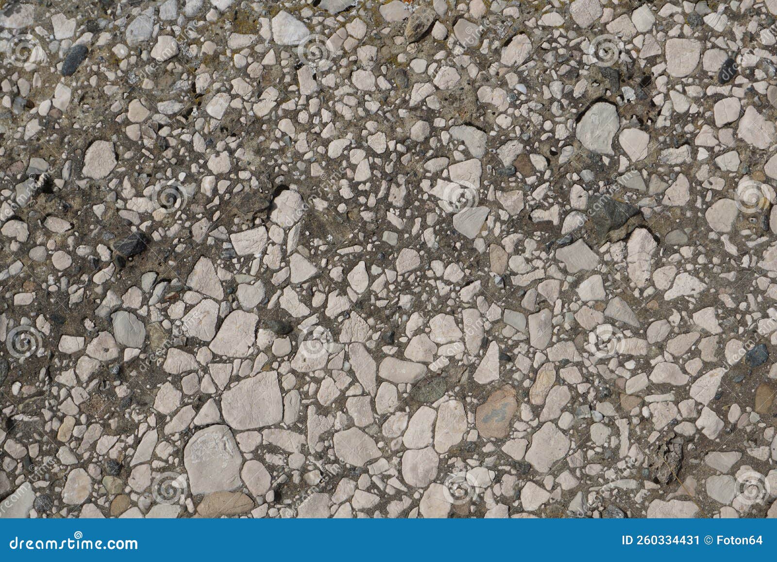 Flat Surface of the Coarse Grained Sedimentary Rock Conglomerate ...