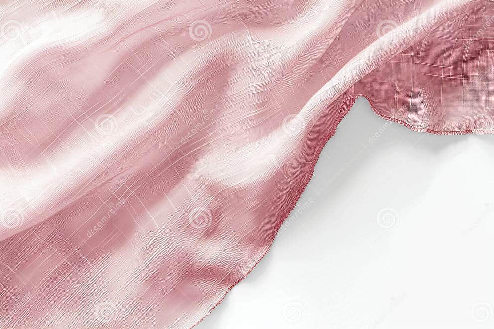 A Flat Surface of Light Pink Linen Fabric with Subtle Weave, Perfect ...