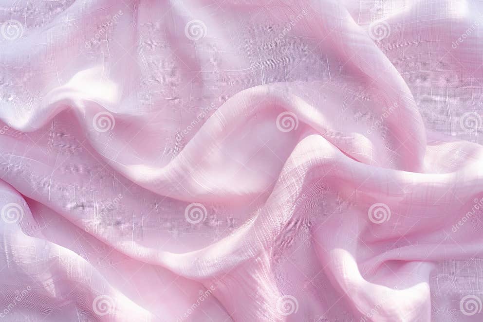 A Flat Surface of Light Pink Linen Fabric with Subtle Weave, Perfect ...