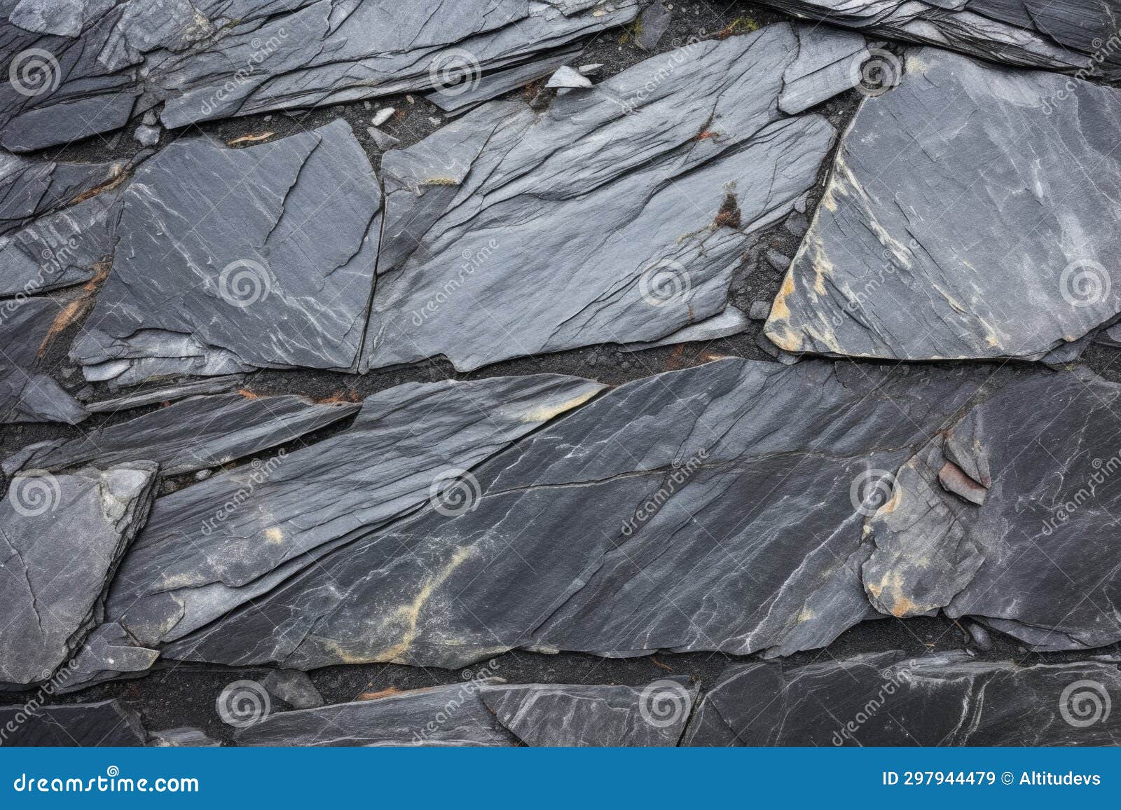 Flat Surface of Newly Cut Slate Stock Image - Image of generated ...