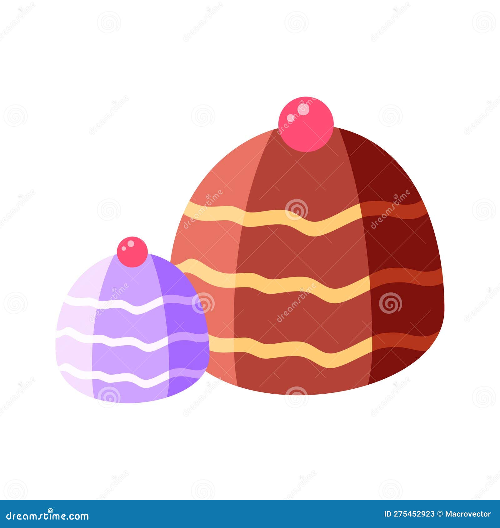 Flat Sweets Illustration stock vector. Illustration of icon - 275452923