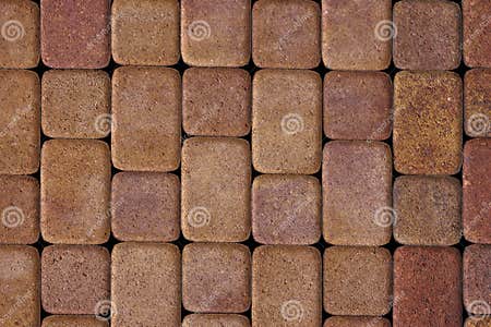 Flat Texture and Full-frame Background of Brown Cuboid Concrete Brick ...