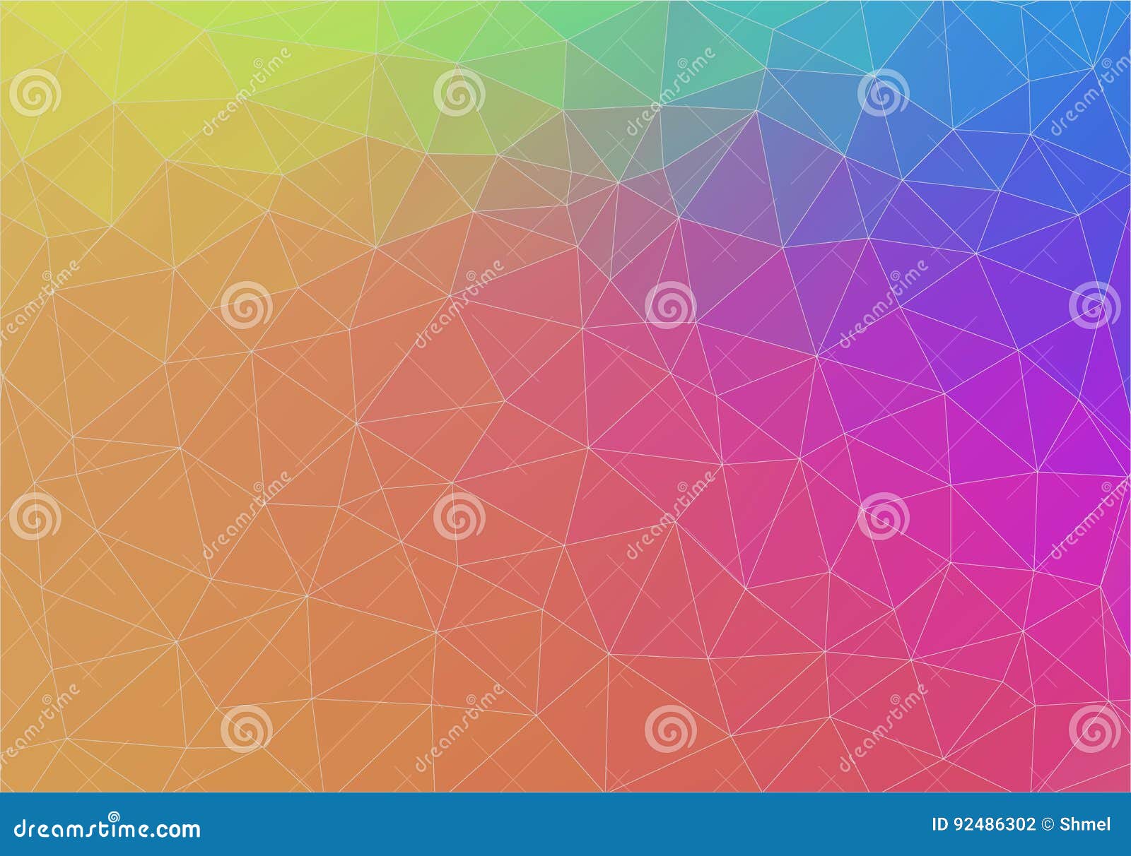 Flat Triangle Gradient Color Wallpaper Stock Vector - Illustration of ...