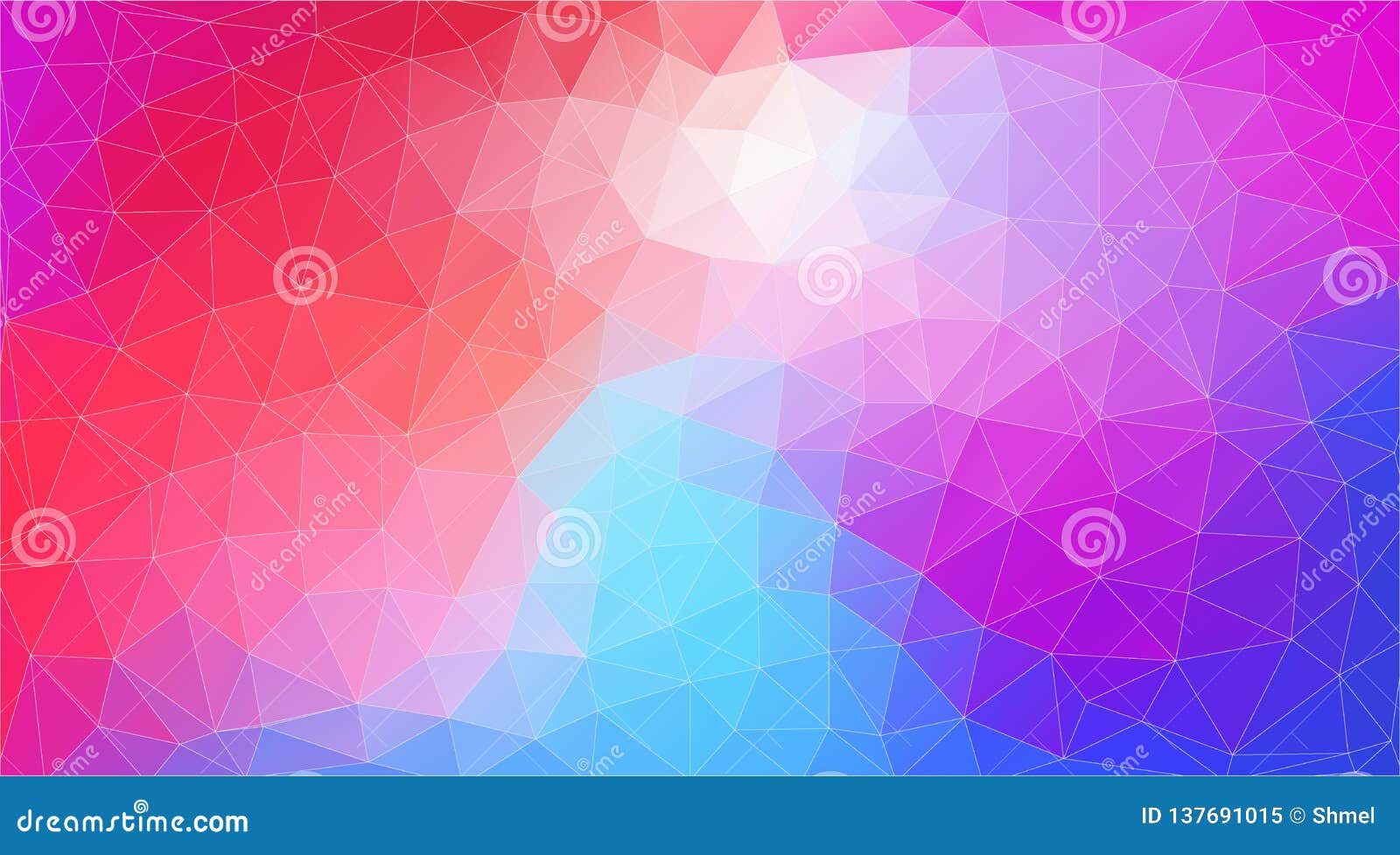 Flat Triangle Multicolor Geometric Wallpaper for Yor Work Stock Vector ...