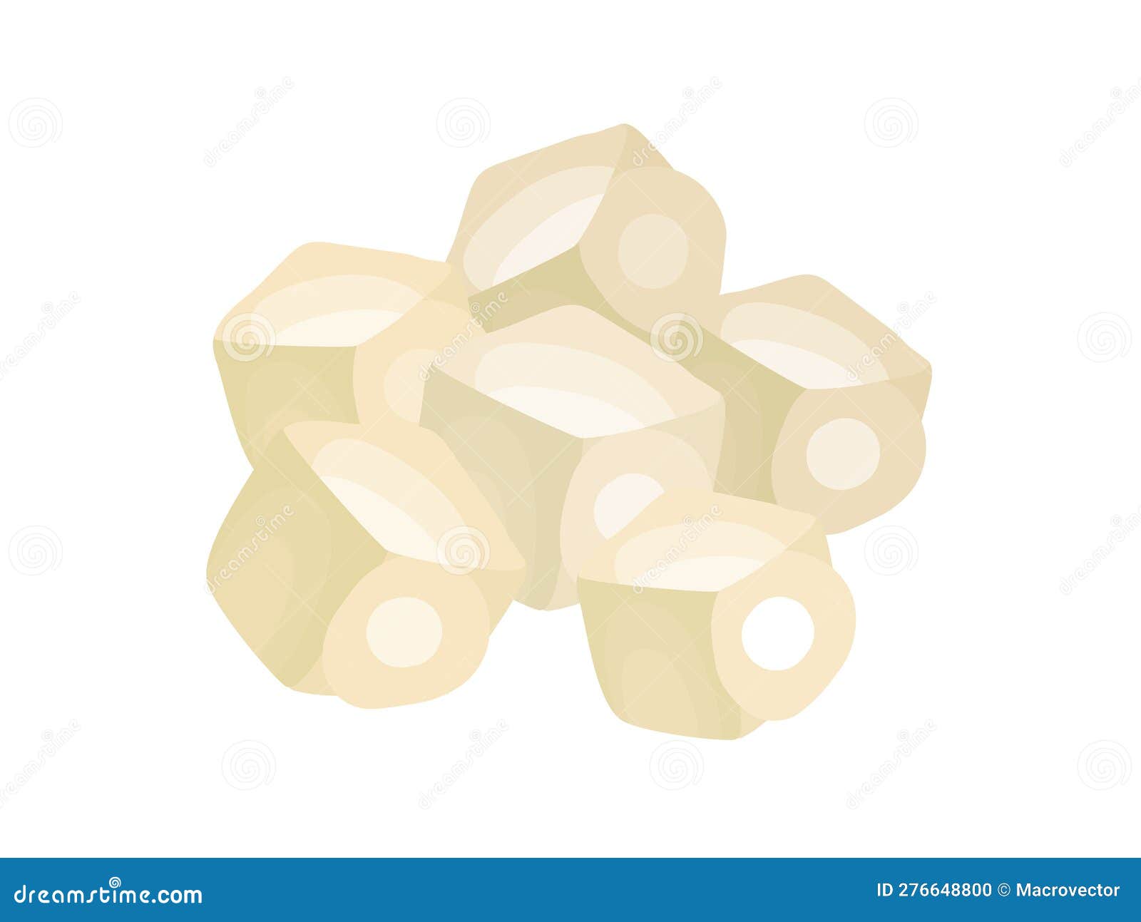 Flat Turkish Delight stock vector. Illustration of sweet - 276648800