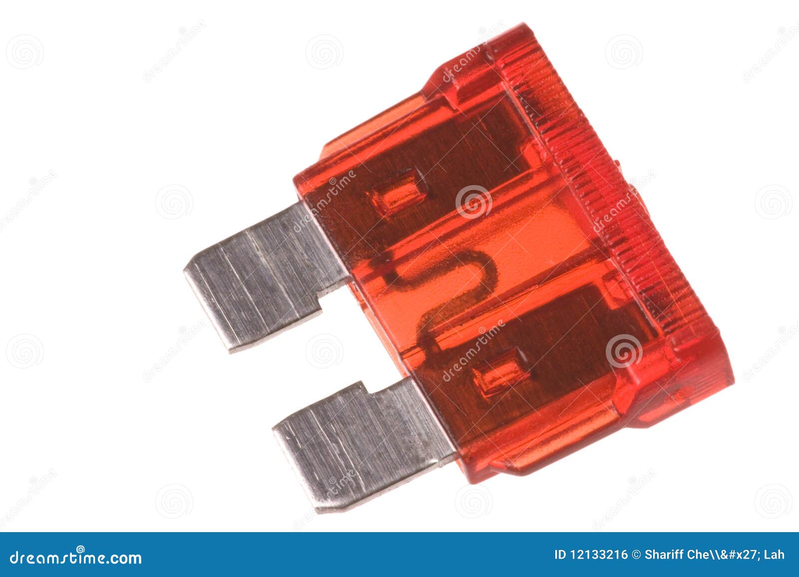 Flat Type Fuse Macro Isolated Stock Photo - Image of electric, plastic ...
