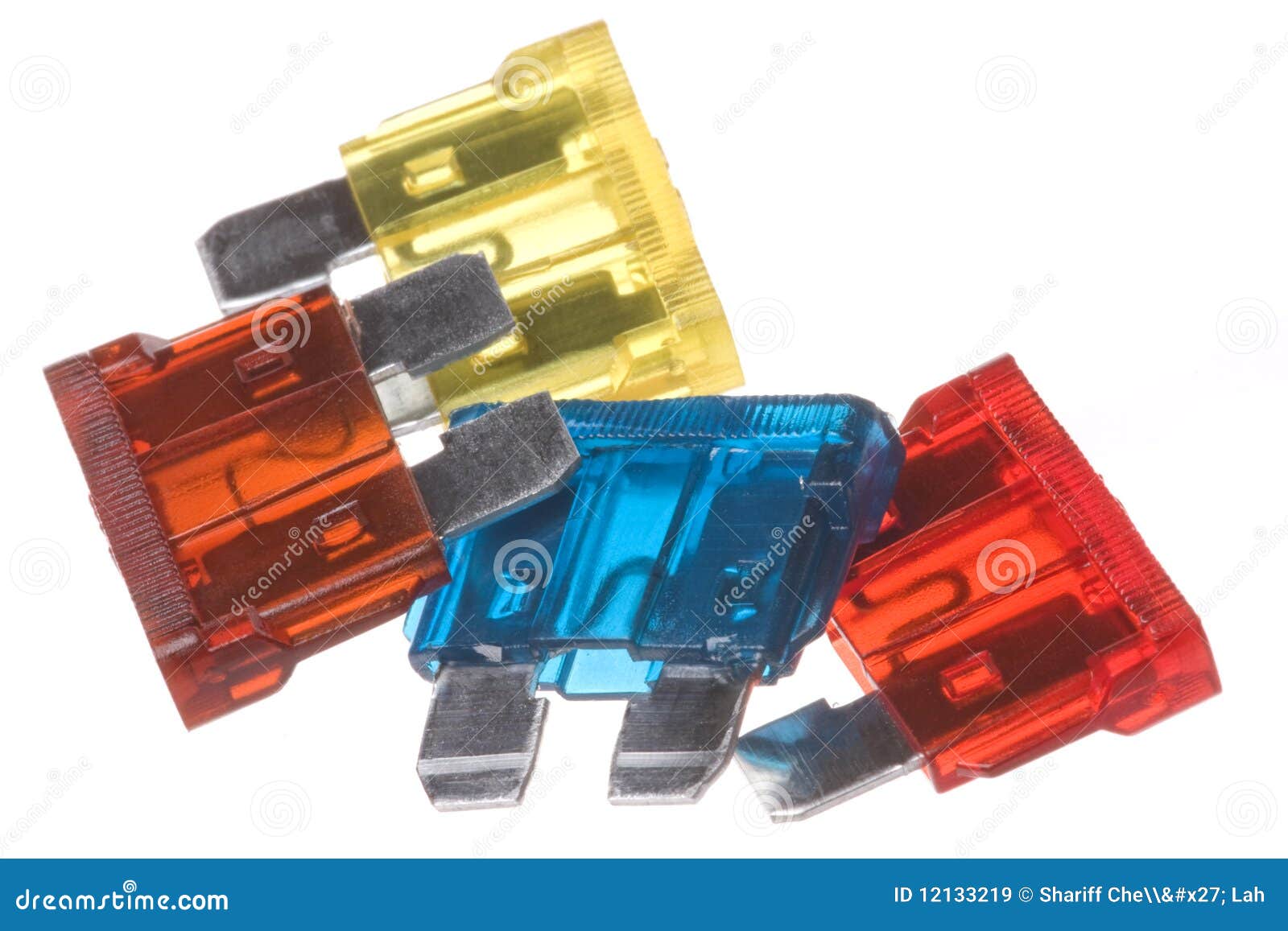 Flat Type Fuses Macro Isolated Stock Image - Image of fuse, macro: 12133219